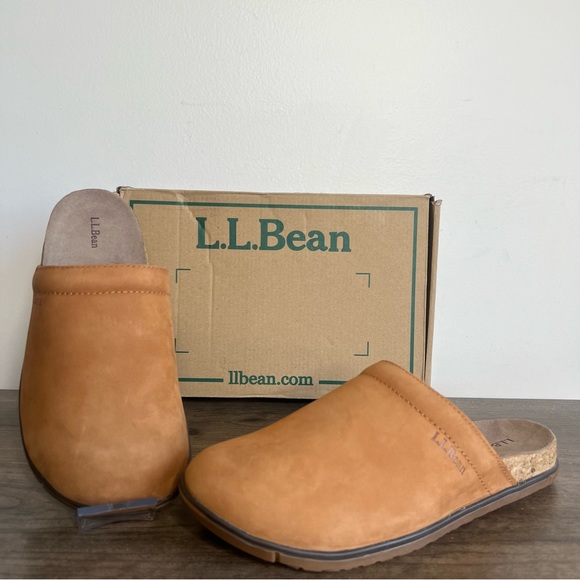 L.L. Bean | Shoes | Ll Bean Go Anywhere Womens Amber Brown Clog New ...